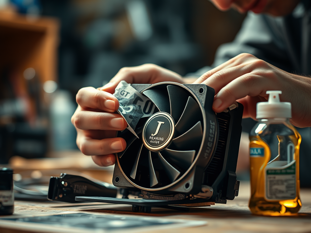 How to fix a noisy GPU fan | Tidbytez